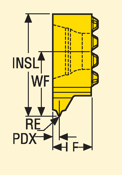 Asil, LCEX ISO Metrik Uçlar Mini-Shaft,SECO
