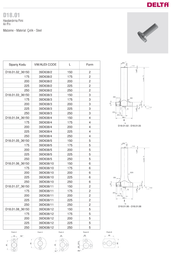 D18.01 HAVALANDIRMA PİMİ DELTA